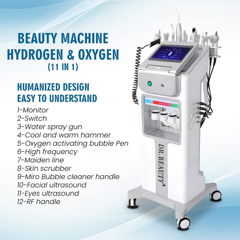 Beauty Machine Hydrogen & Oxygen 11 in 1 Hydra facial Machine in UAE ...