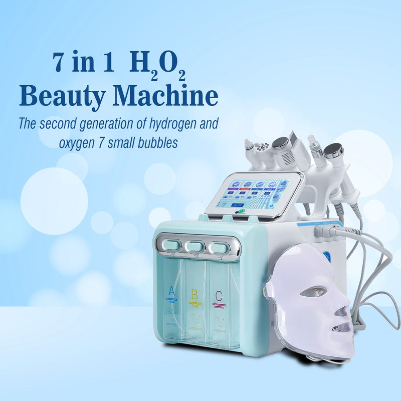 Beauty Machine Hydrogen & Oxygen 7 in 1 Hydra facial – Albasel cosmetics