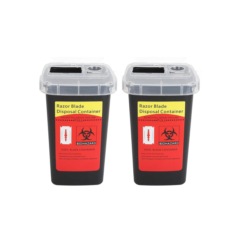 Salon Razor Blade Disposable Container Black – Albasel cosmetics