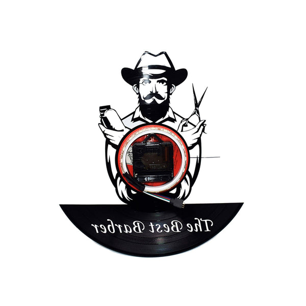 Barber wall clock Gents Salon – Albasel cosmetics