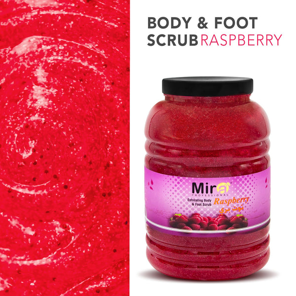 Mira Body and Foot Scrub Raspberry | Al Basel – Albasel cosmetics