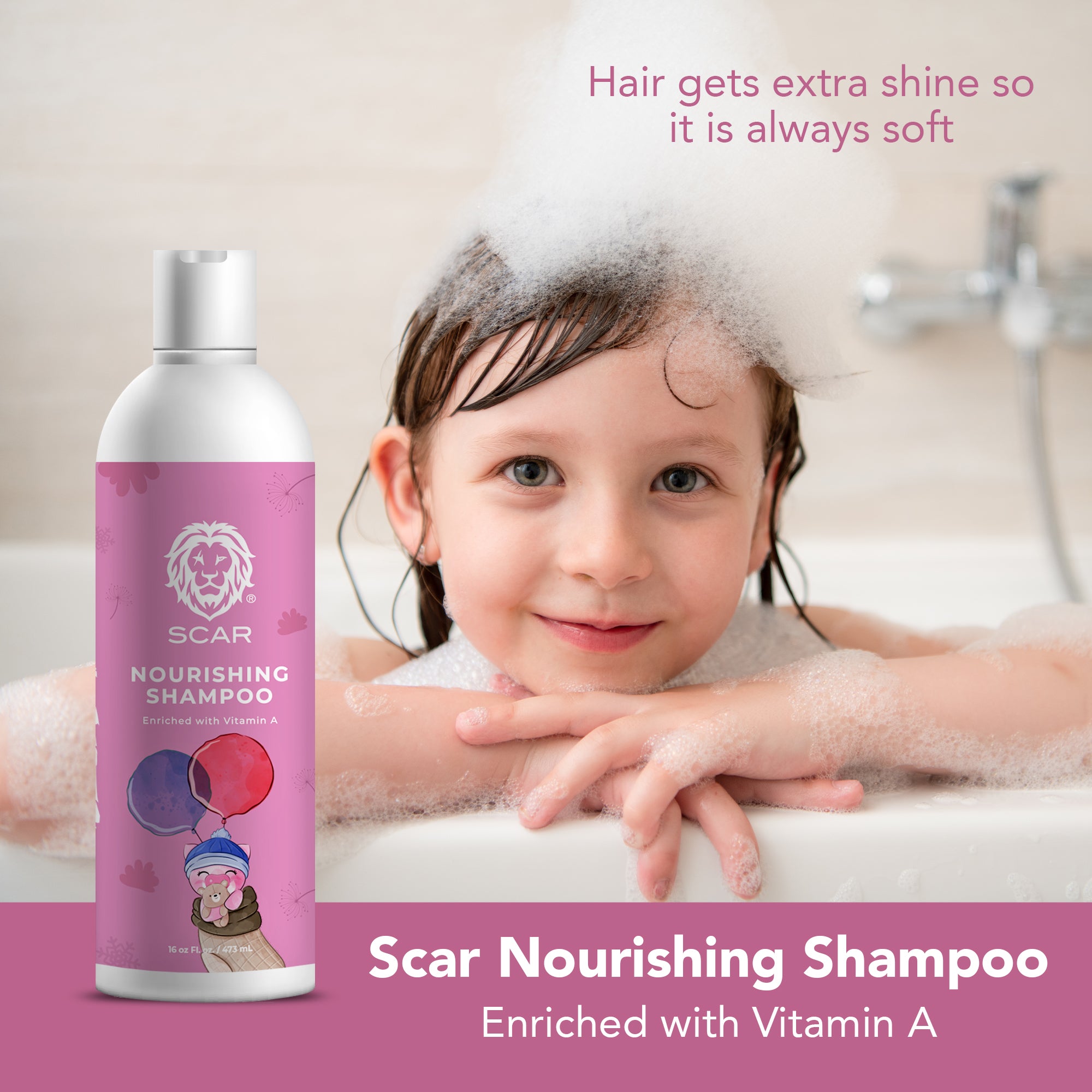 Scar Kids Nourishing Shampoo – Albasel cosmetics