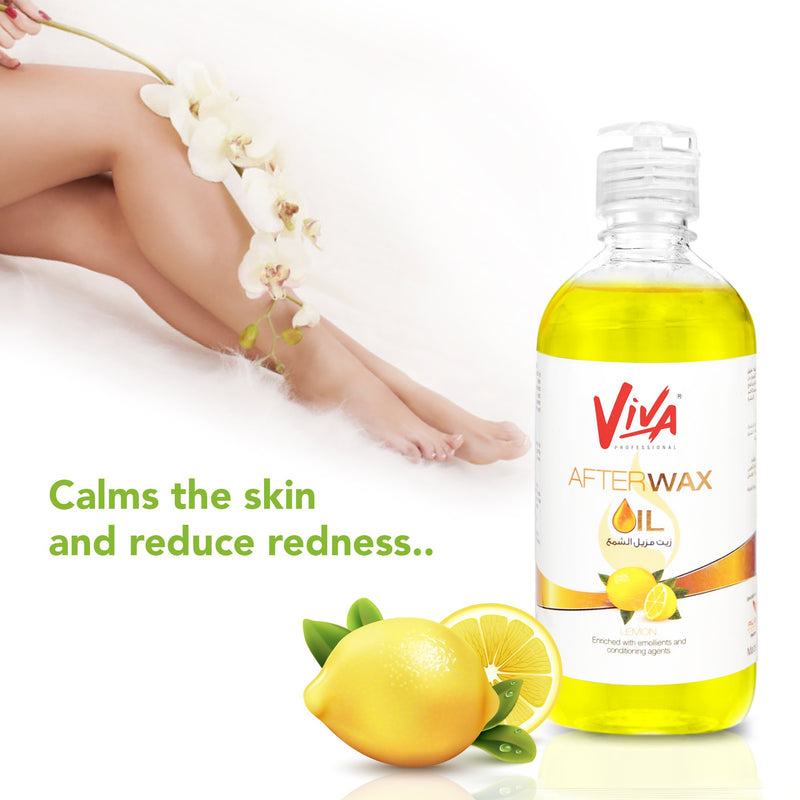 Viva After Waxing Oil Lemon 500ml in UAE | Al Basel – Albasel cosmetics