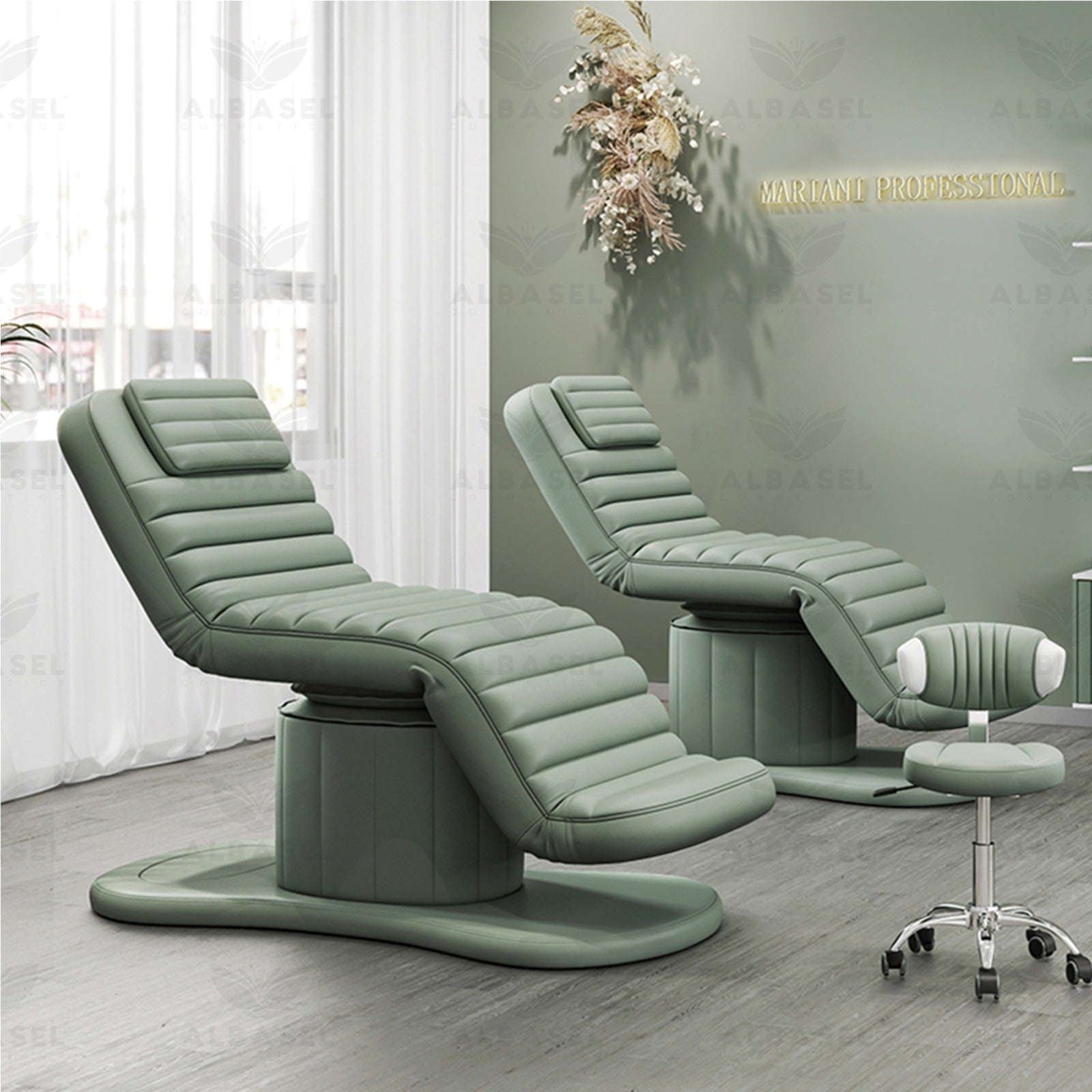 Electric Spa Facial Massage Bed Green – Albasel cosmetics